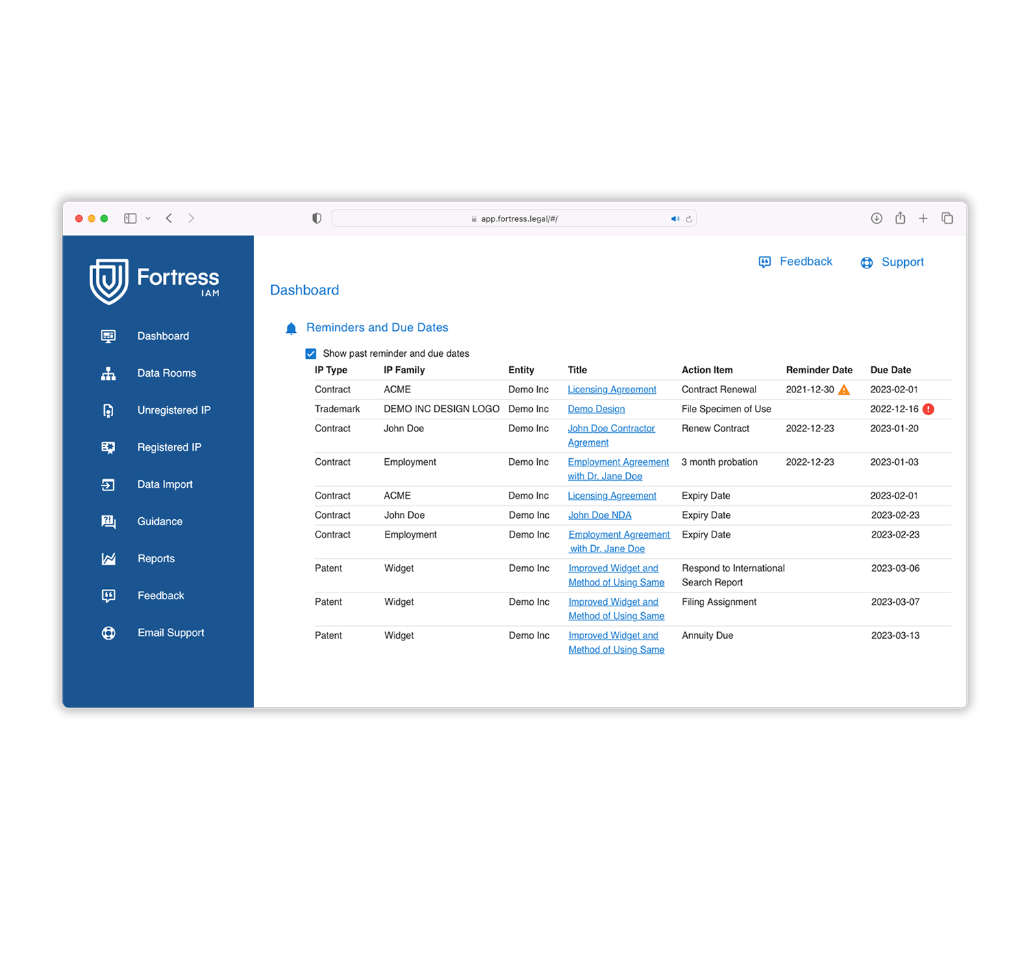 Fortress Intangible Asset Management – Intangible Asset Management System
